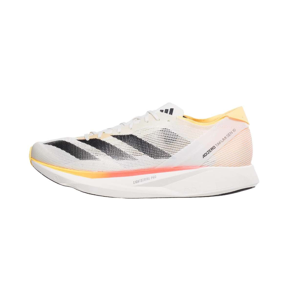 adidas adizero Takumi Sen 10 Men's Shoes Ivory/Black/Wh 360° View ...