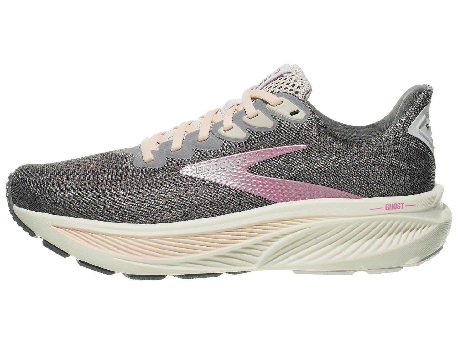 Brooks Ghost 17 Women S Shoes Poppy Seed Pink Bluewash Running Warehouse