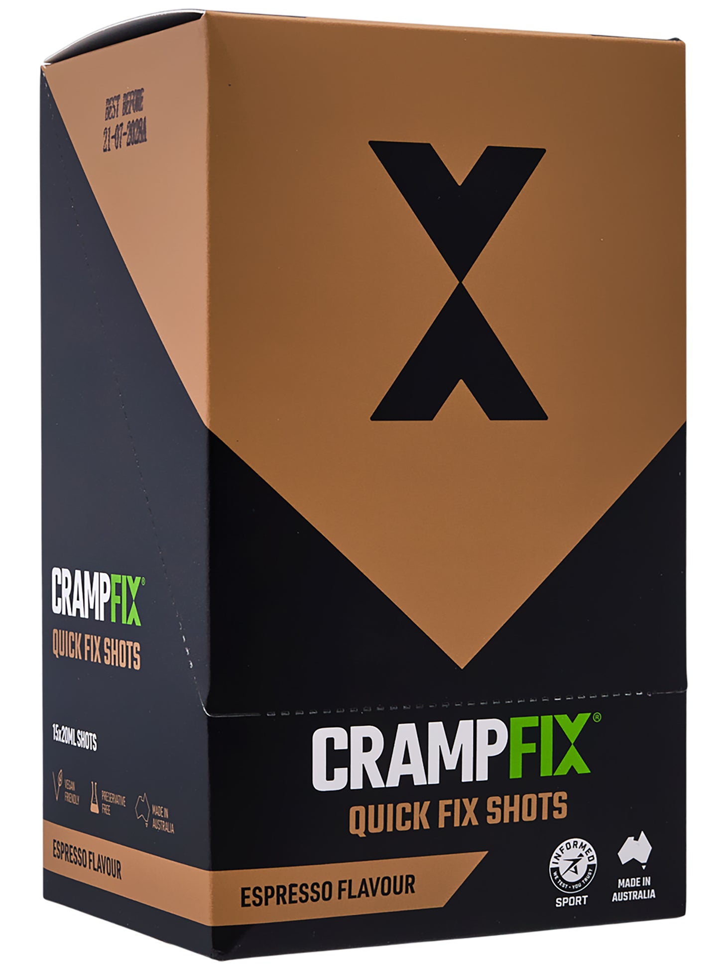 FIXX Nutrition CRAMPFIX Shot 15-Pack | Running Warehouse