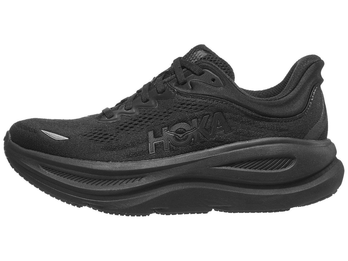 HOKA Bondi 9 Women's Shoes Black/Black | Running Warehouse