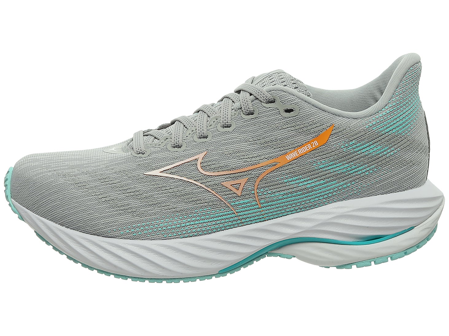Mizuno Wave Rider 28 Women's Shoes Harbor Mist/White | Running Warehouse