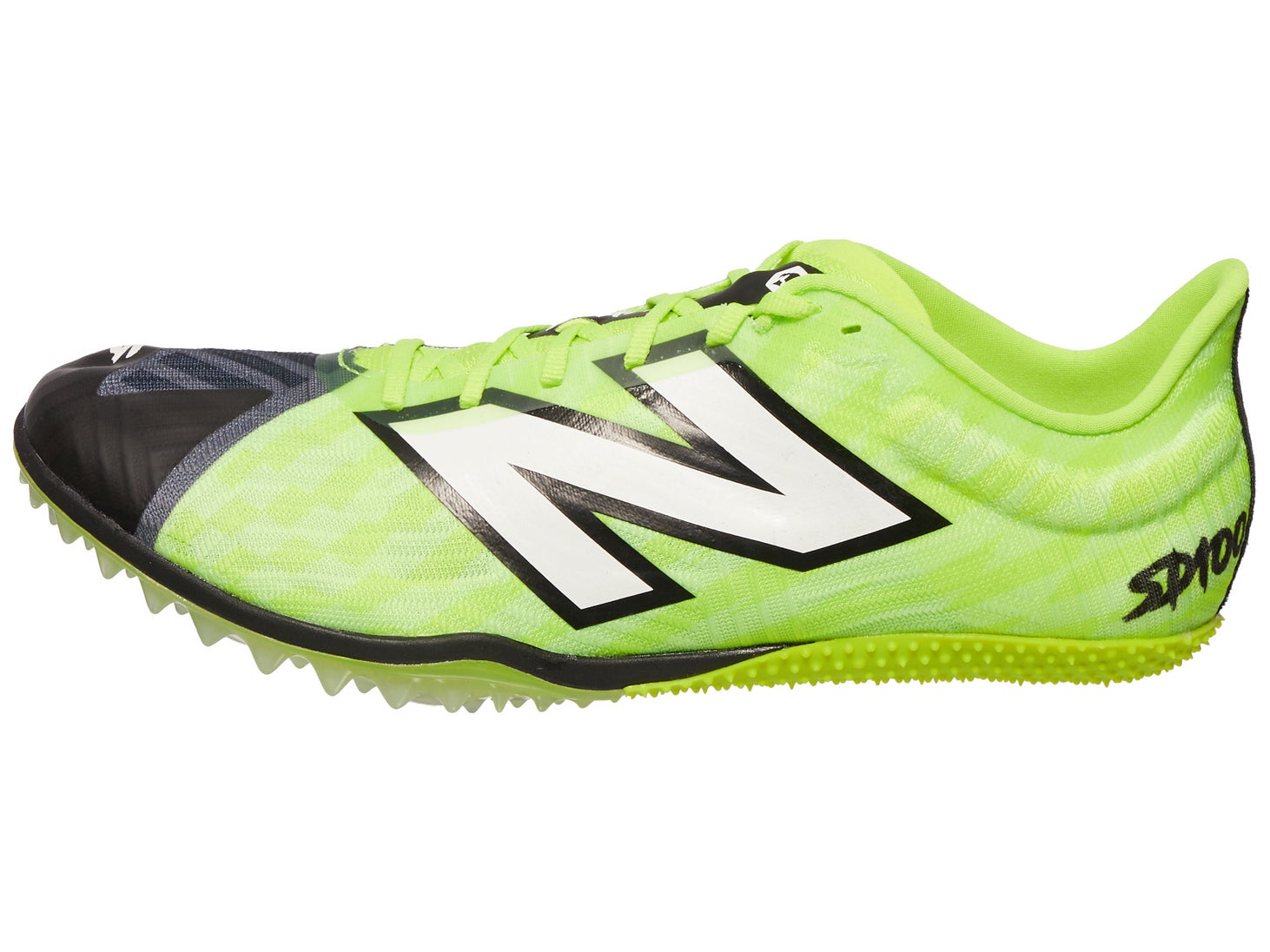 New Balance SD100 v5 Men's Spikes Purple/Volt | Running Warehouse