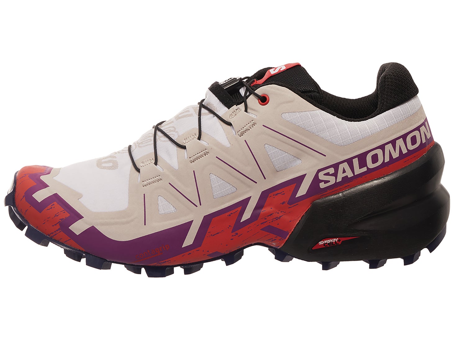 Salomon Speedcross 6 Women's Shoes White/Berry | Running Warehouse