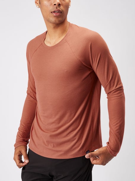 Patagonia Men's Long Sleeve Cap Cool Trail Burl Red | Running Warehouse