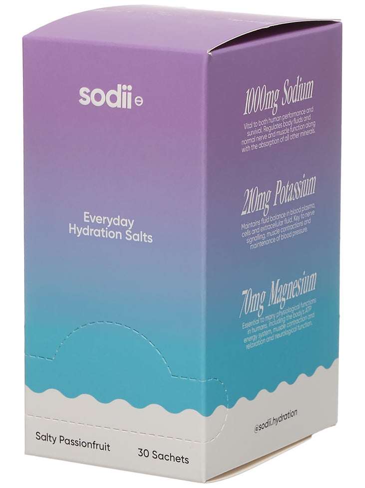 sodii Everyday Hydration Salts Flavoured 30-Pack | Running Warehouse